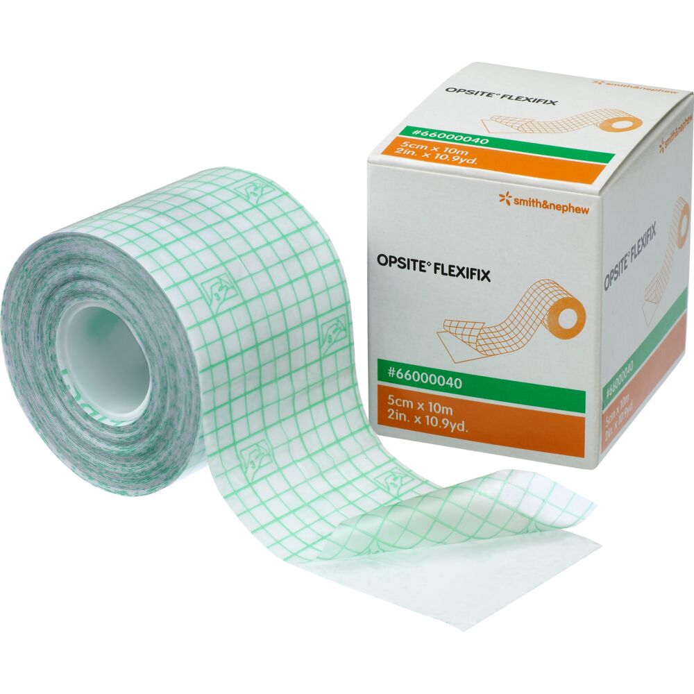 Filmforbinding, Opsite Flexifix, 10m x 5cm, latexfri, usteril
