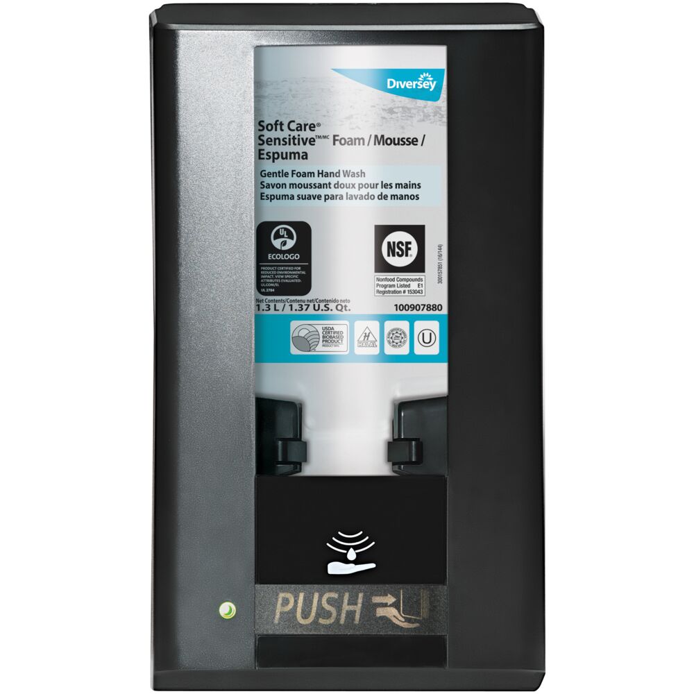 Dispenser, Diversey IntelliCare, 1,3 l, sort, ABS, til sæbe, creme og ...