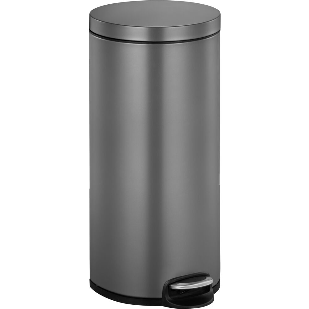 Pedalspand, EKO Serene, platinum, rustfrit stål, 30 l, med plast ...