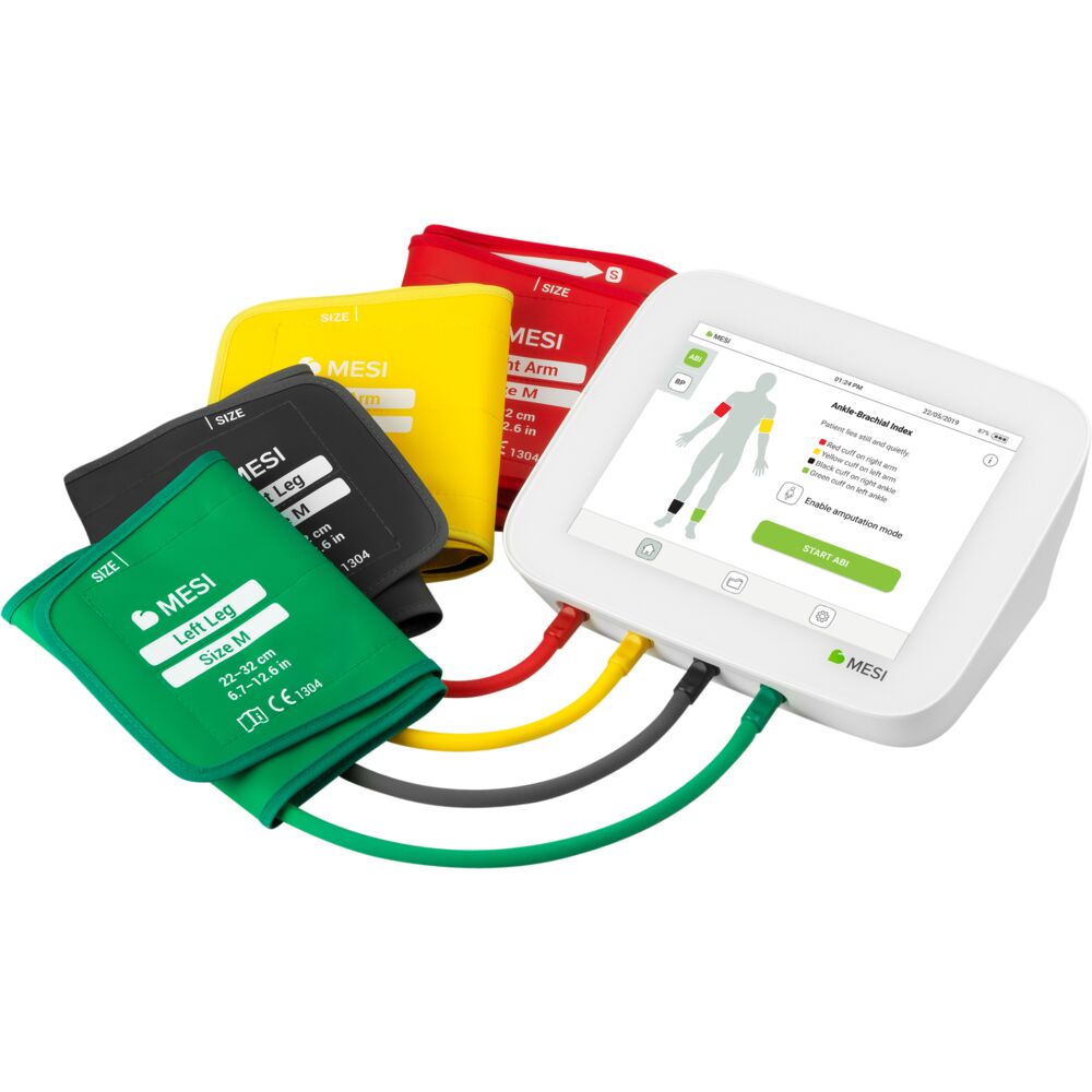 ABPI MD, Mesi, M, M, til ankel-arm indeks, inkl manchetter